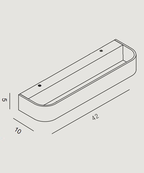 EXCLUSIVE LIGHT Handles A42 Modern LED Wall Lamp 30w