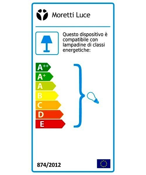 MORETTI Amalfi art. 22R1 Paletto da terra da esterno 6 Colori